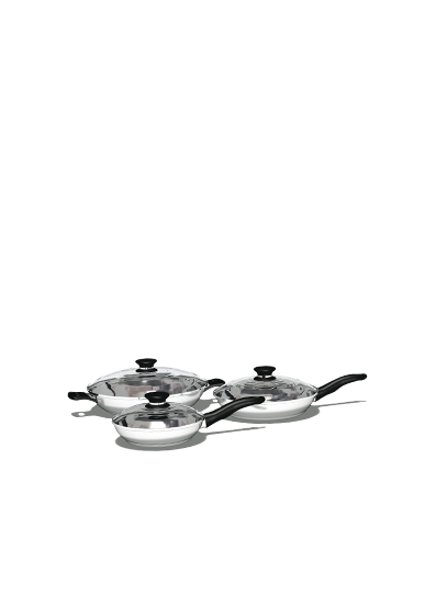 iCOOK™ Non-Stick Pan Set With Lids (6 Piece) - Cookware - Amway South ...